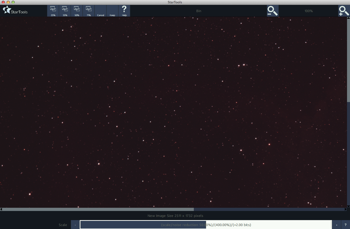 Astro Blog Delta Processing A Noisy Dslr Image Stack With Startools