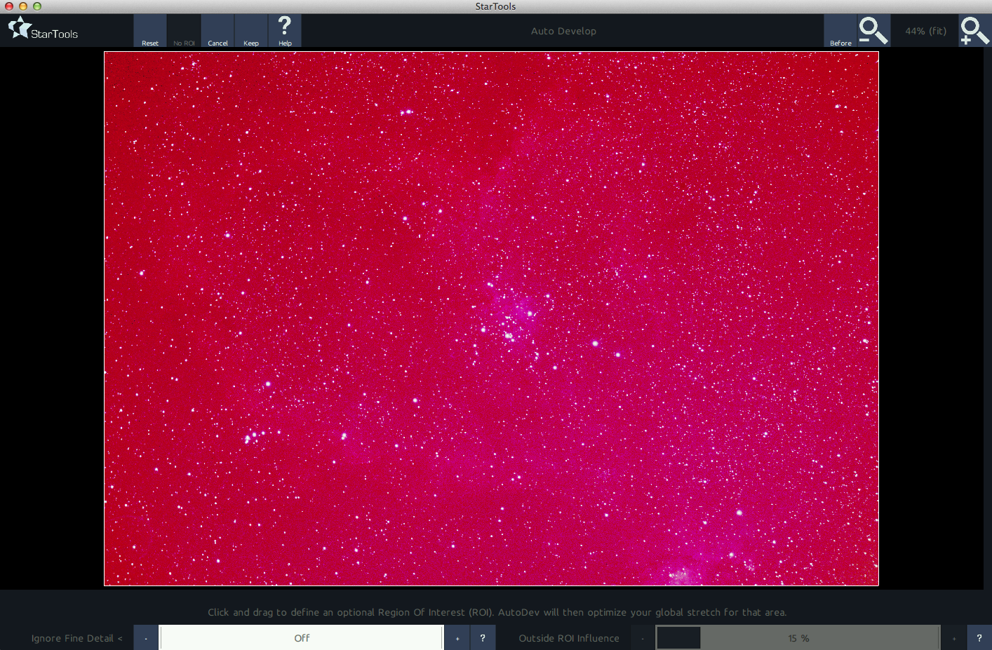 Astro Blog Delta Processing A Noisy Dslr Image Stack With Startools